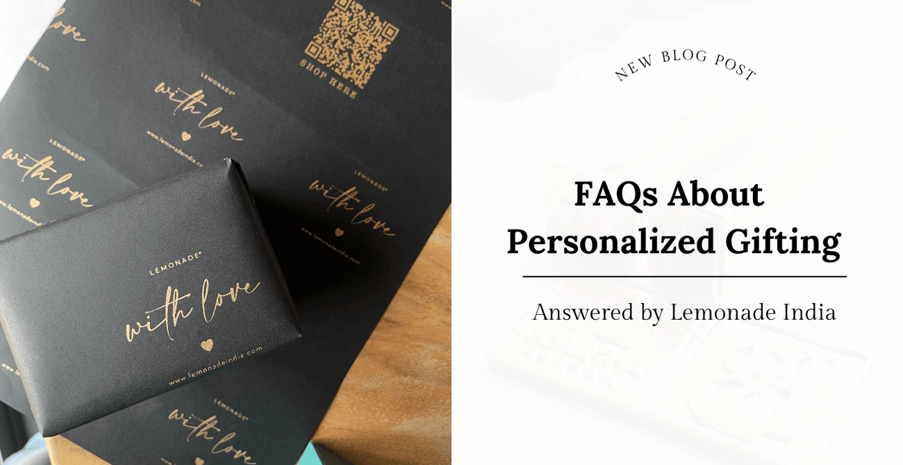 FAQs About Personalized Gifting – Answered by Lemonade India - Lemonade