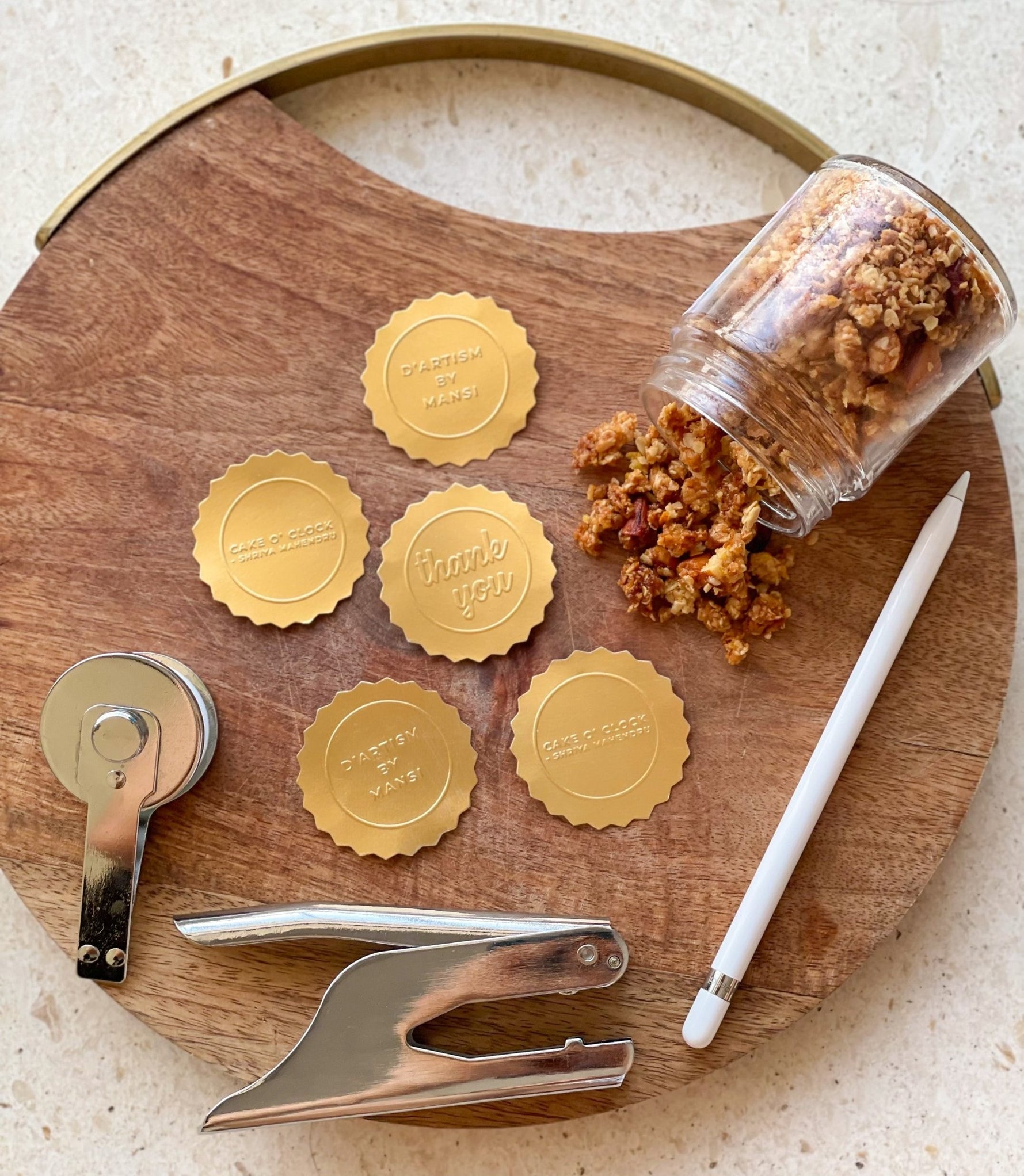 Matte Gold Embossing Cards - Lemonade