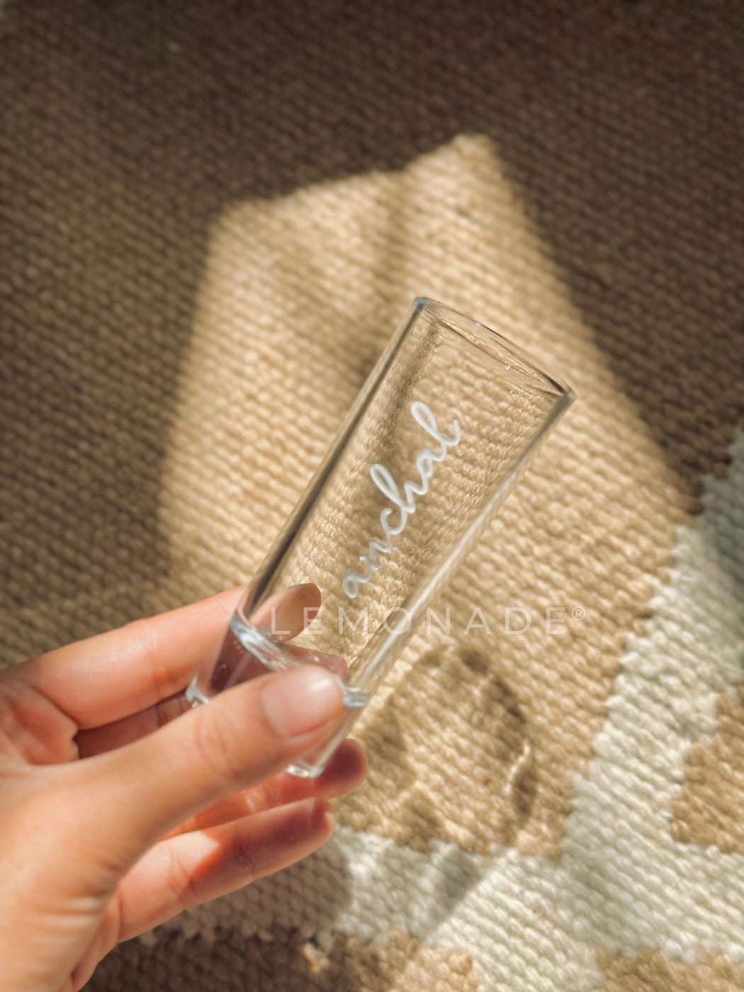 Personalized - Artisan - Cursive Timeless Script Shot Glasses - Set of ...