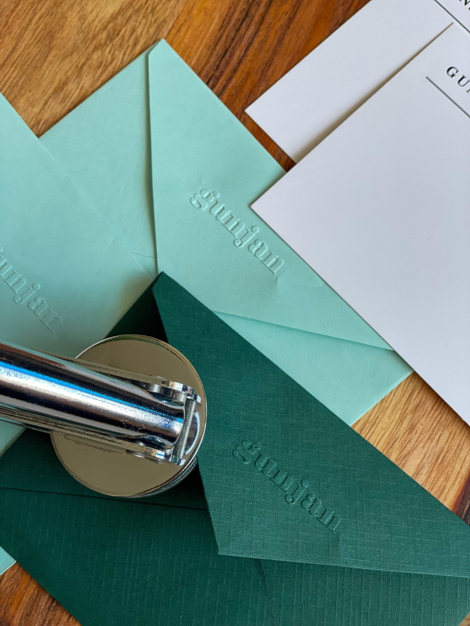 Paper Embosser - Custom Embossing Options - Lemonade