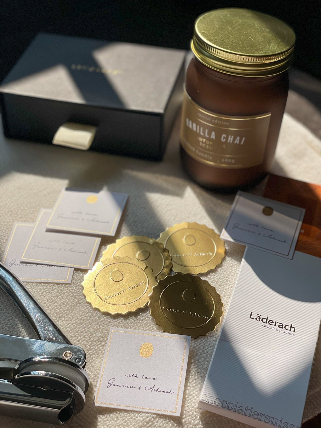 Personalized Paper Embosser Set - Logo - Lemonade