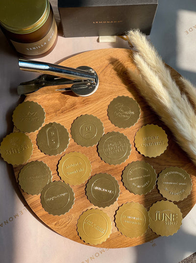 Personalized Paper Embosser Set - Logo - Lemonade