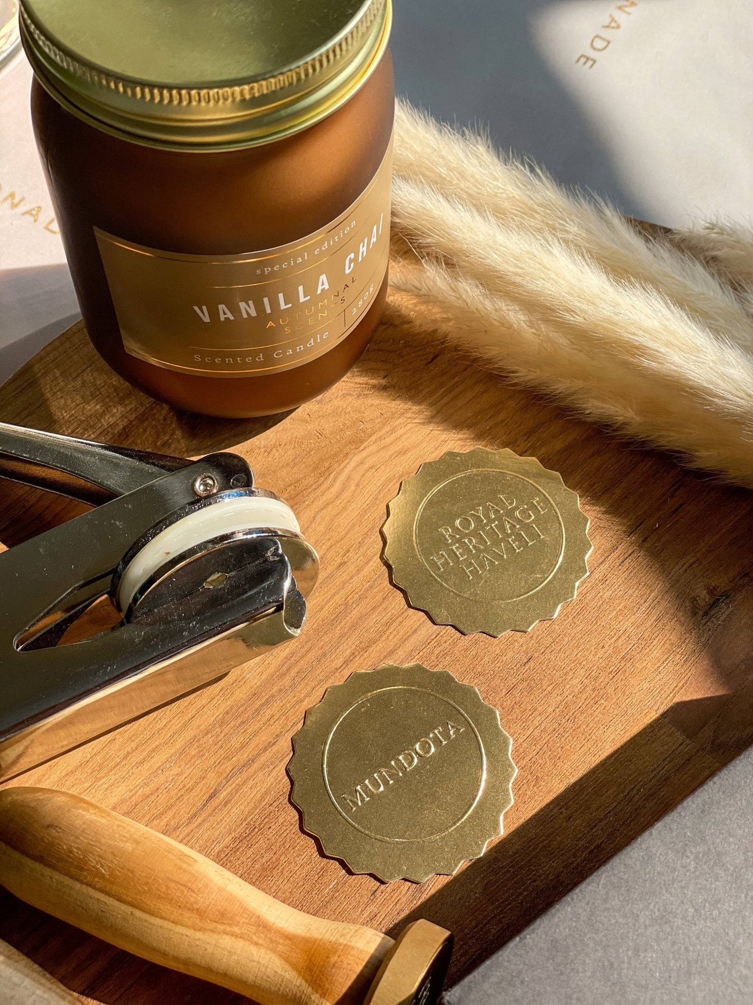 Personalized Paper Embosser Set - Logo - Lemonade