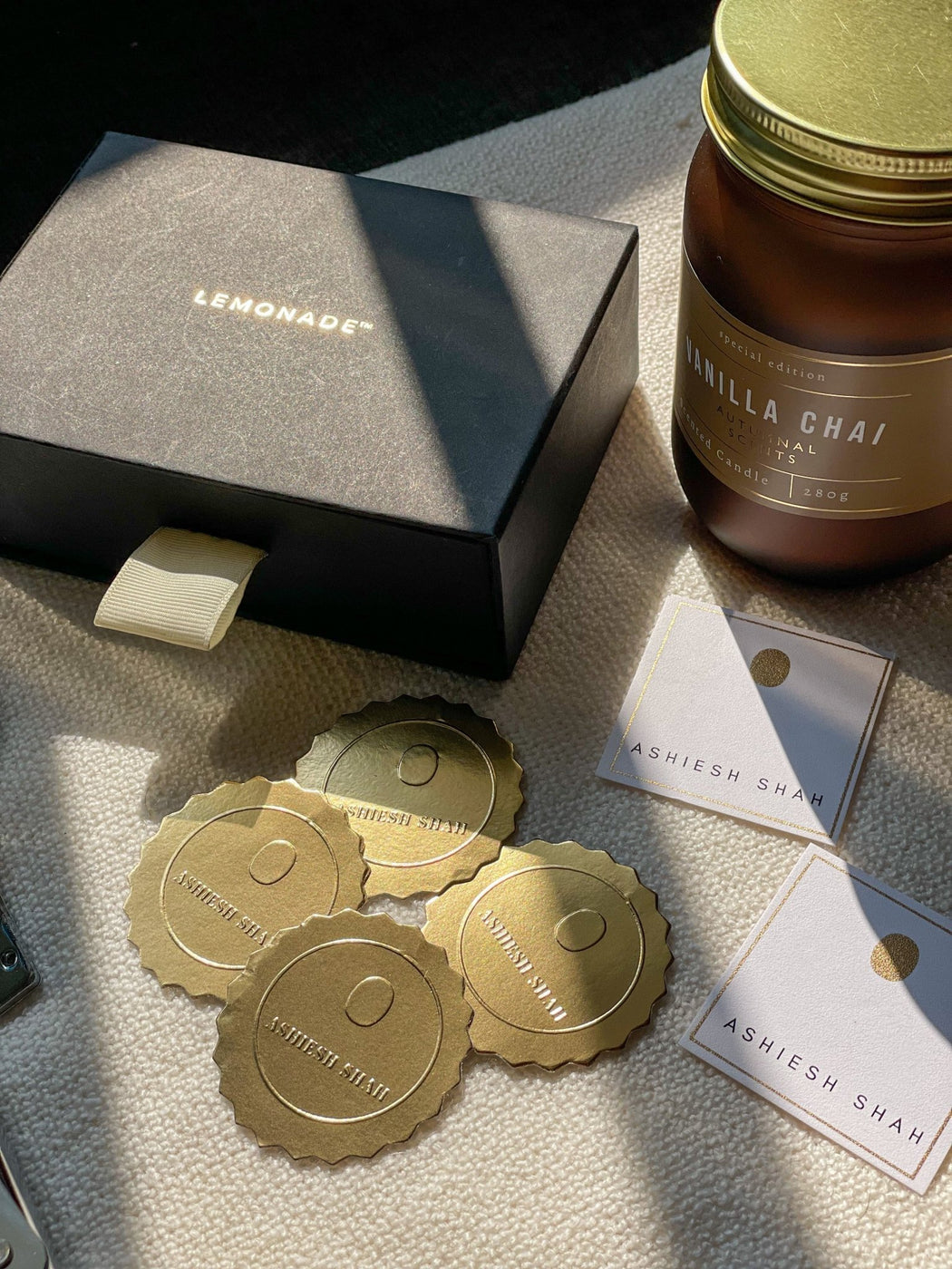 Personalized Paper Embosser Set - Logo - Lemonade