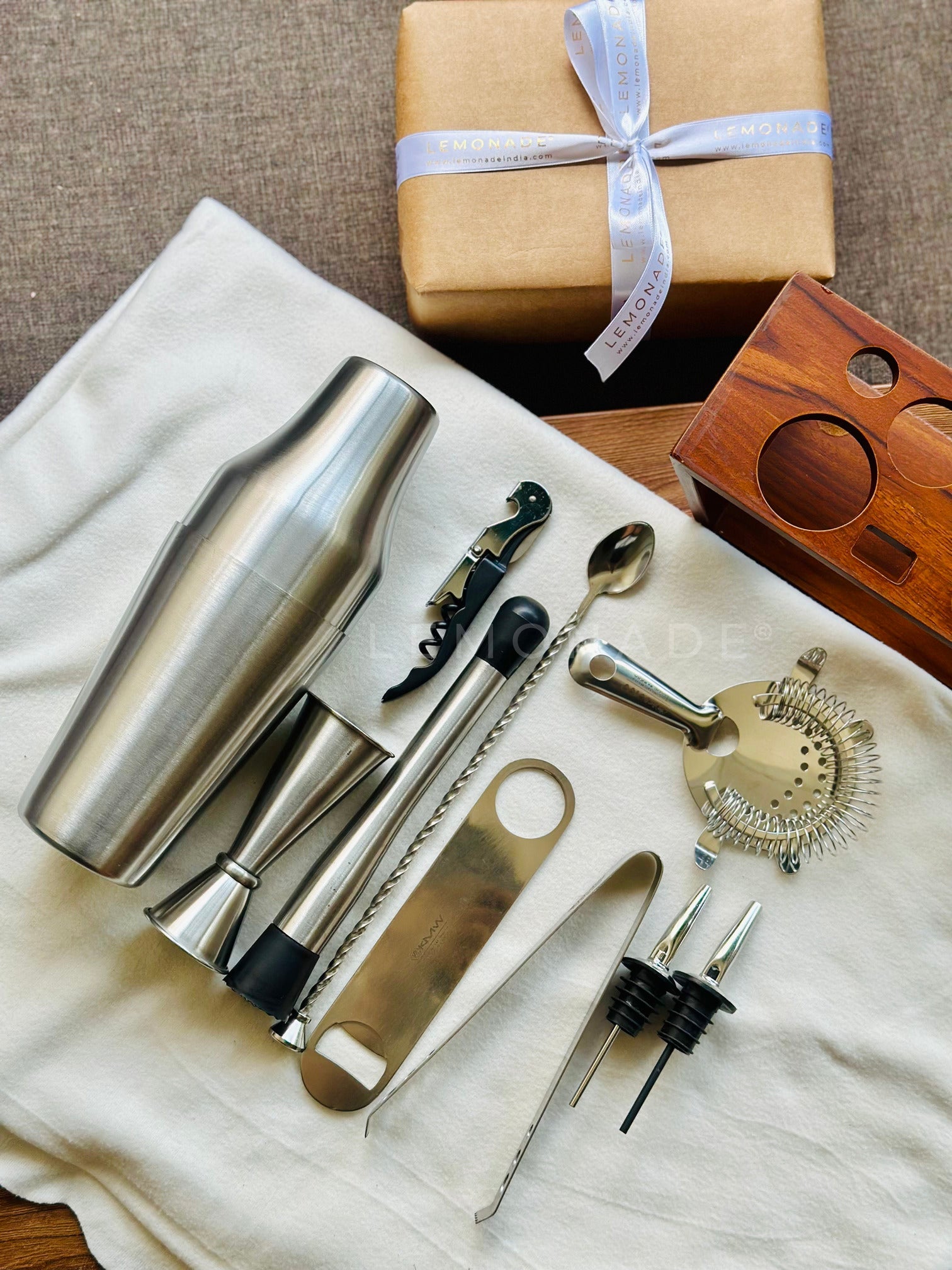 Personalized - Shake & Serve Bar Kit | Complete Bar Set - Lemonade ...