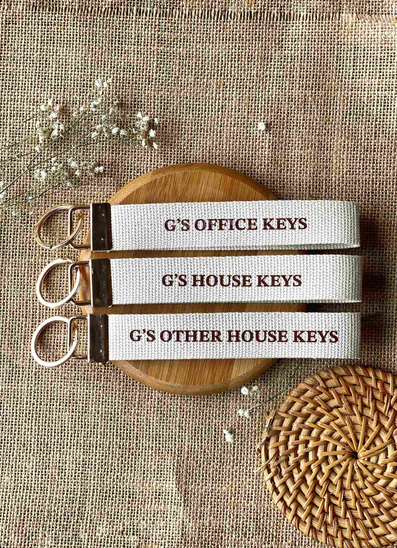 Personalized - Unique Label Keychain - Lemonade