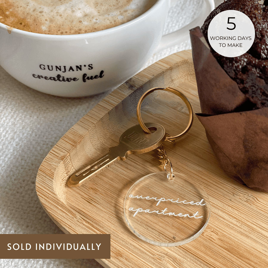 Personalized Custom Made Acrylic Keychains - Lemonade