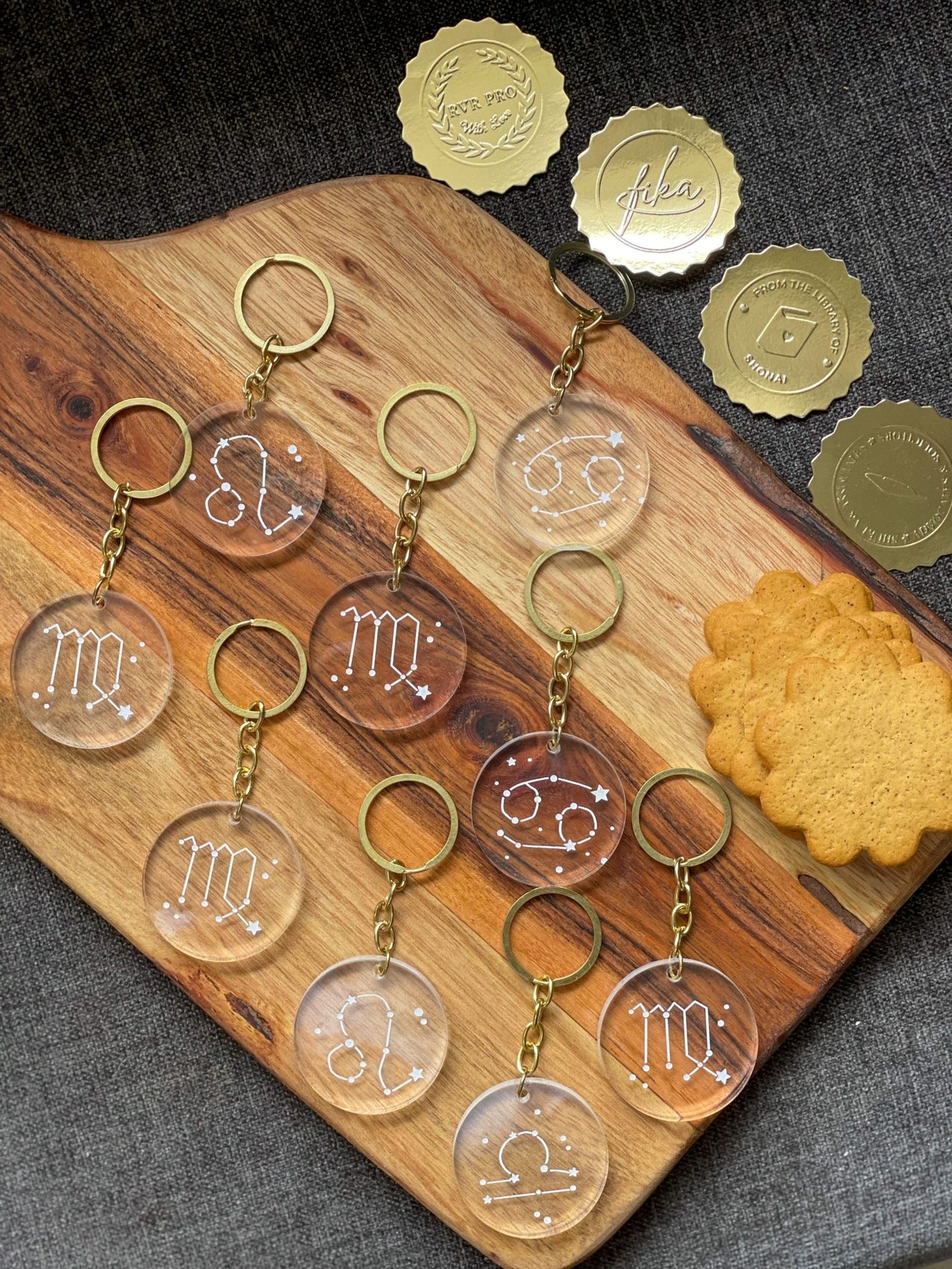 Personalised Keychains Metal Acrylic Macrame Fancy Keychains - Lemonade