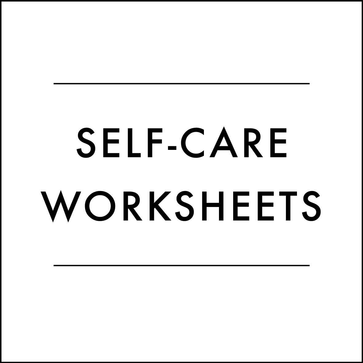 Digital Downloads - Self Care Worksheet - Self Reflection - Lemonade